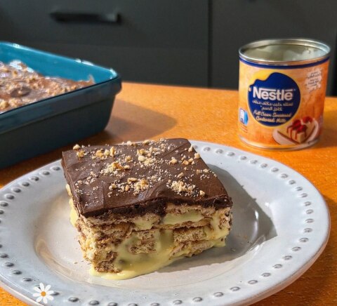 Choco Vanilla Pudding Recipe | Nestlé® Desserts Arabia